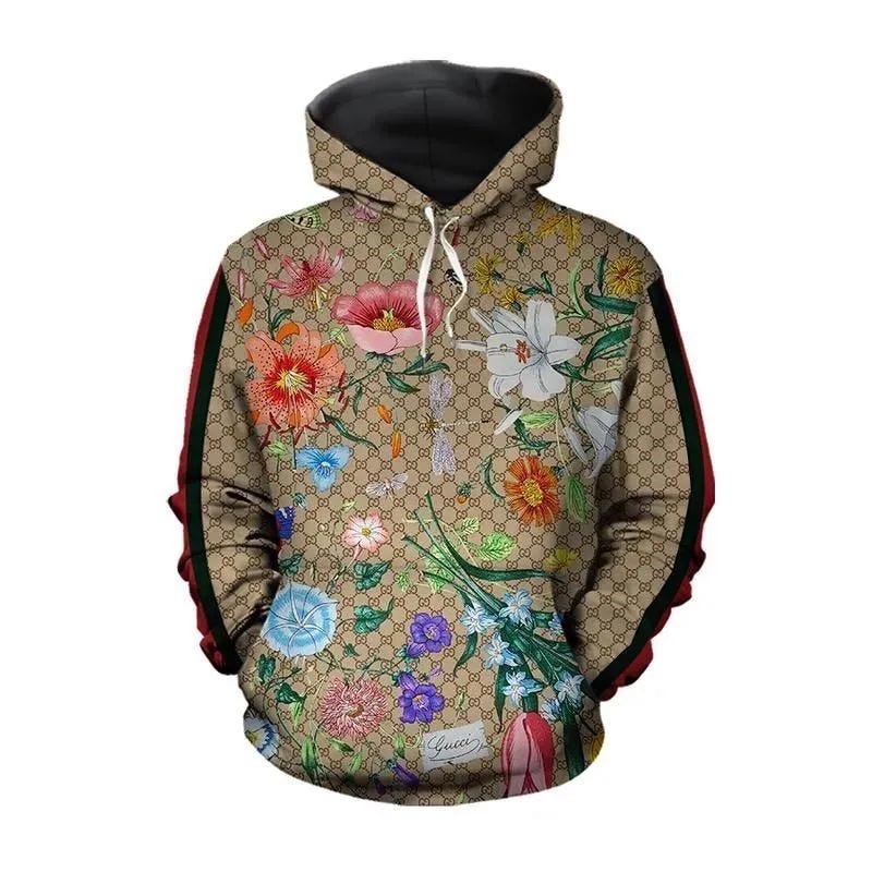 Gucci Floral Type 123 Hoodie Fashion Brand Luxury Outfit | by SuperHyp ...