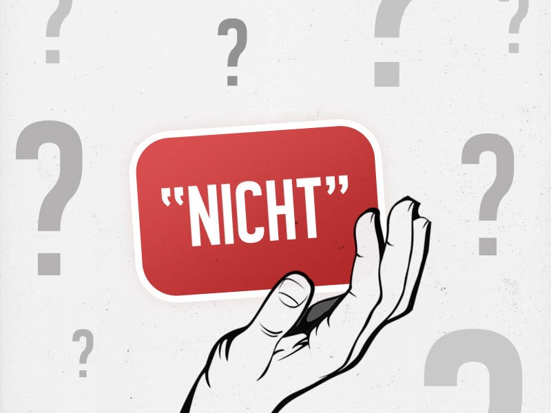 Aprendiendo alemán (XVI). La negación con nicht | by Sabrina ...