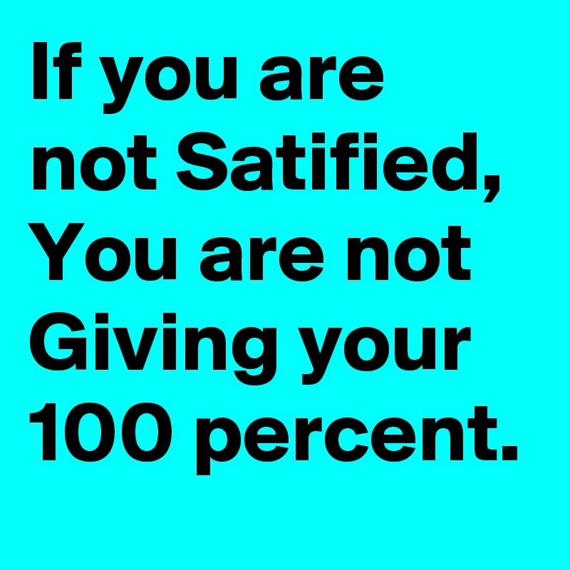 The Power of Giving Your 100 Percent: Avoiding Regret and Understanding ...