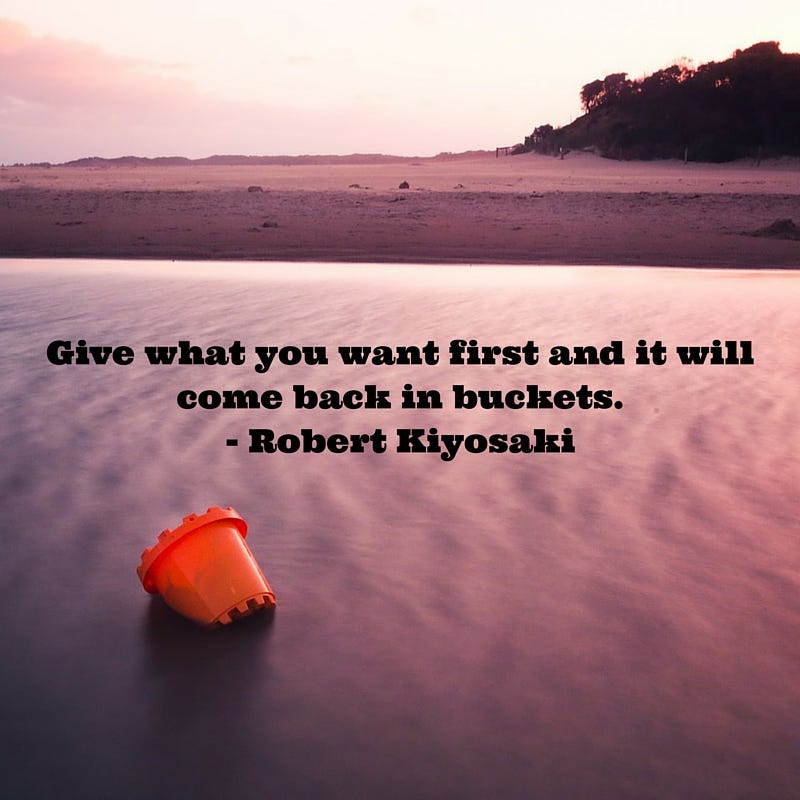 The Backwards Logic of Giving Back | by Mitch Adams | Medium