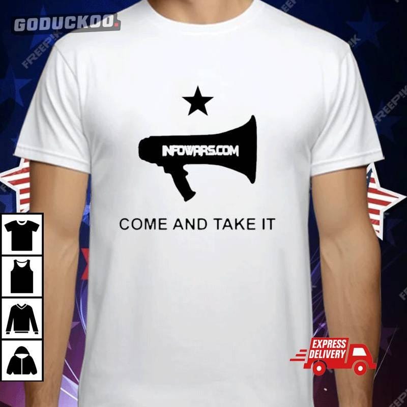 Infowars.com Come And Take It Shirt - Audray - Medium