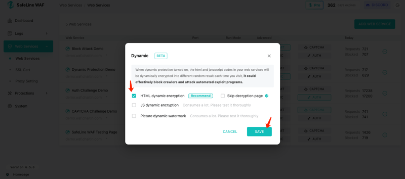 How to Enable Dynamic Protection in SafeLine WAF for Enhanced Security | by Lulu | Medium