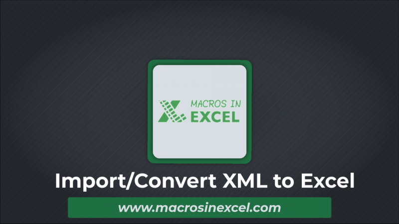 Import/Convert XML to Excel | by Jerbi Khalil | Medium