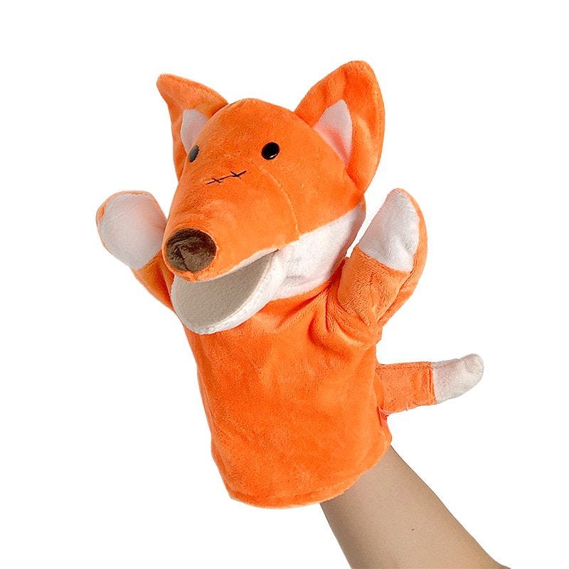 Animal Hand Finger Puppet Fox Plush Doll | by Cute Plushies Official ...
