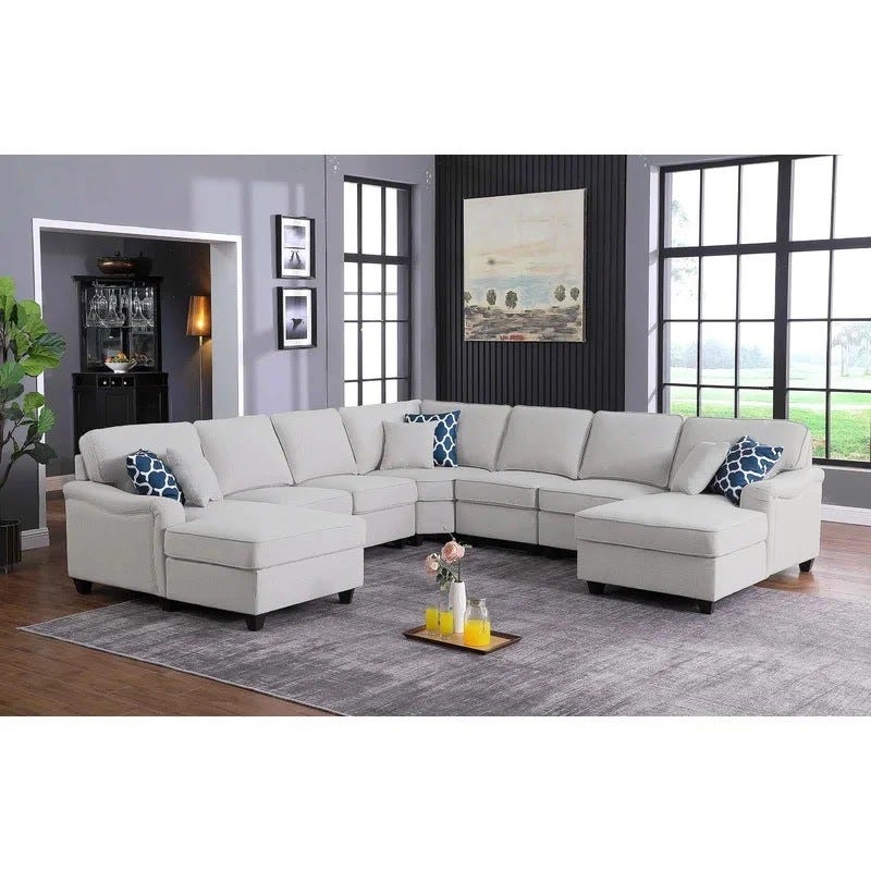 7 Seater Sofa, 7 Seater Sofa Set, Seven Seater Sofa, 7 Seater L Shape ...