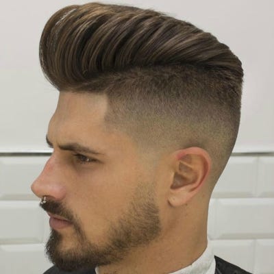 Pompadour Haircut Fade