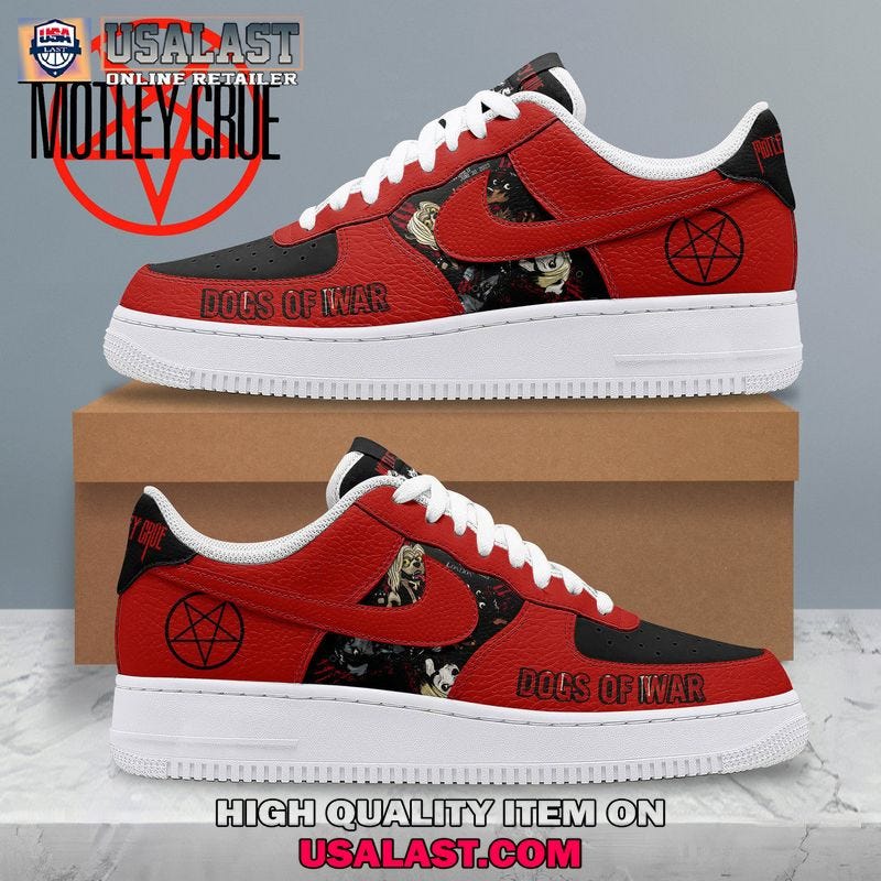 Unleash the Crüe with Motley Crue Dogs of War Red Air Force 1s! | by ...