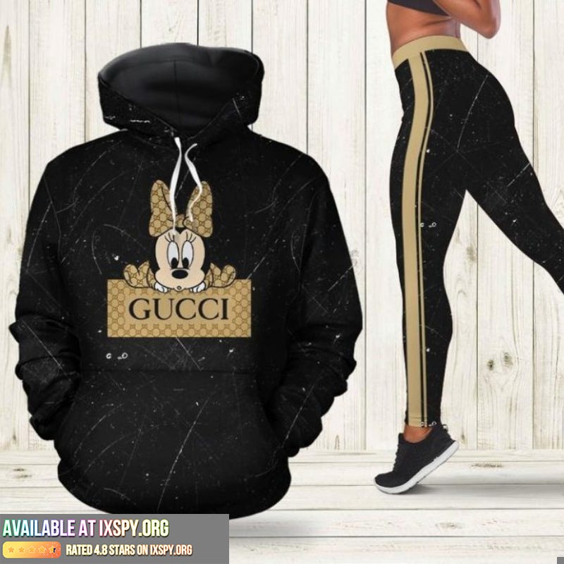 Minnie Mouse Gucci 3D Over Print Hoodie Leggings Set-215718 #outfits # ...