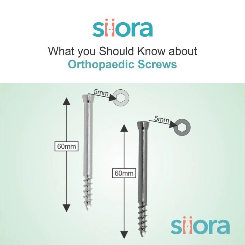 What You Should Know About Orthopedic Screws? - Siora Surgicals - Medium