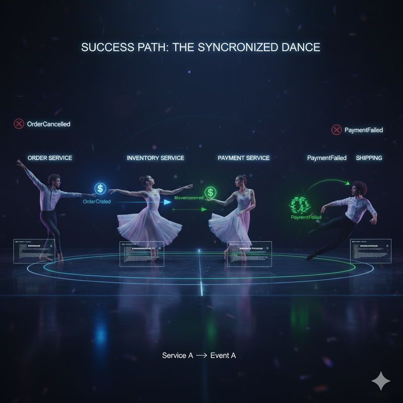 Saga Pattern Choreography: a dança sincronizada que escala | by Felipe ...