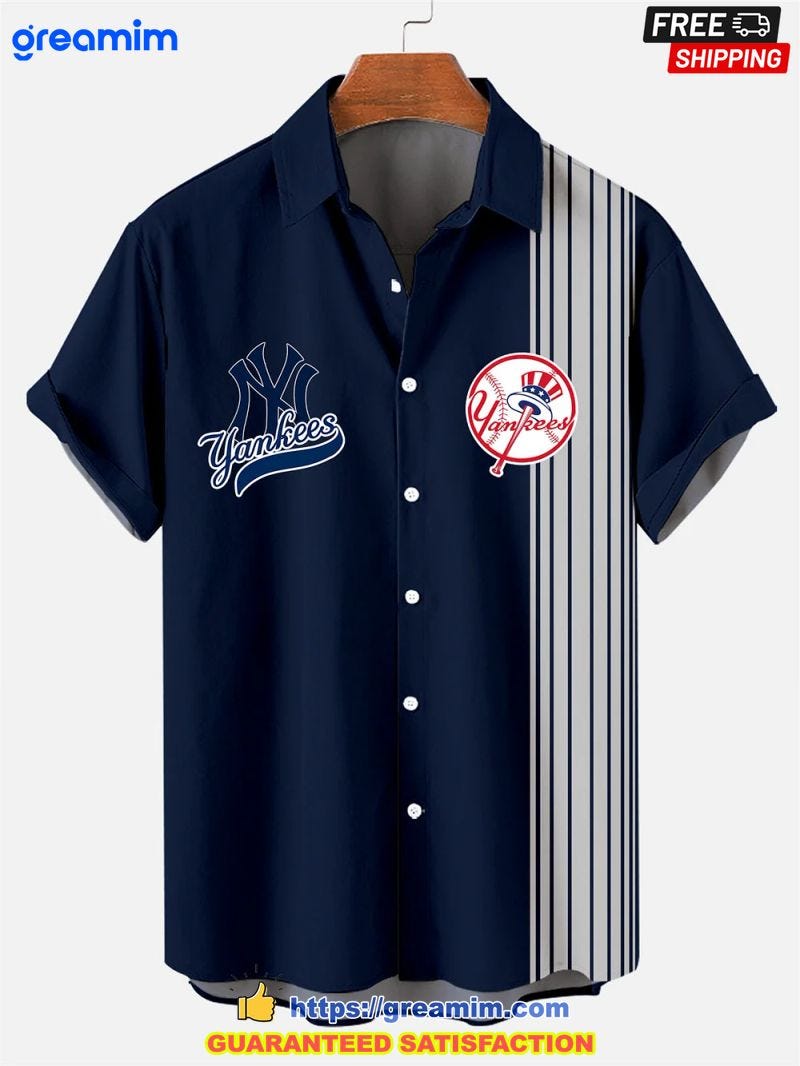 New York Yankees Multicolor Baseball Hawaiian Shirt | by Greamim | Jul ...