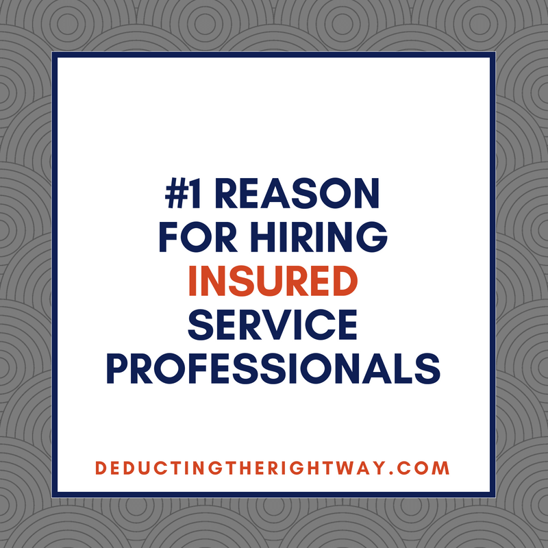 Why Insured Service Providers Save You Money | by Deducting The Right ...