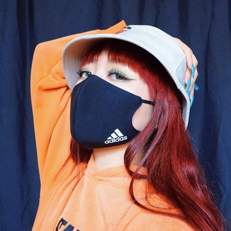 Adidas reusable mask and Supreme disposable mask adults | by Zizimasks ...