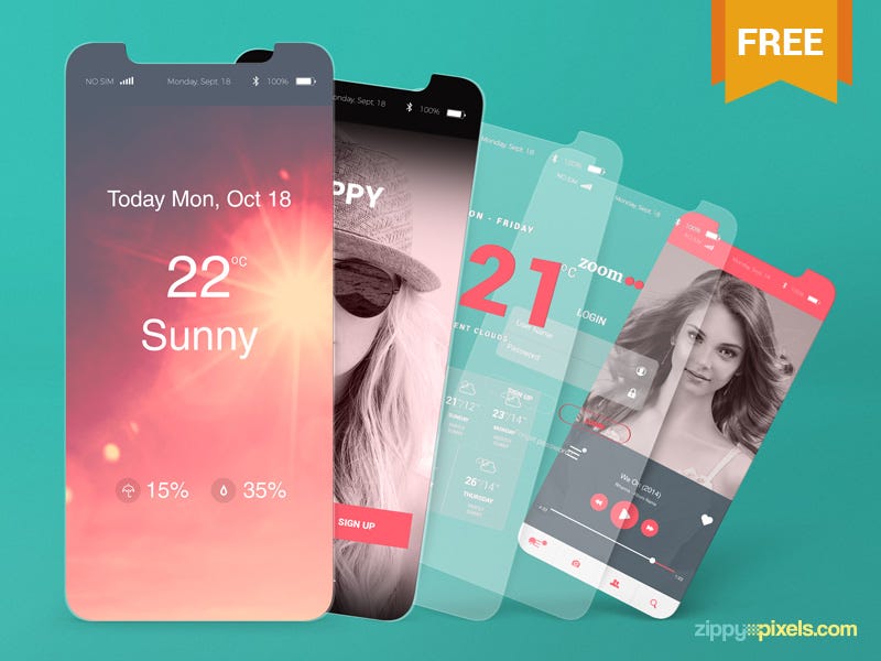 21 Best Mobile App Mockup Design Resources in 2018 | by Trista liu ...