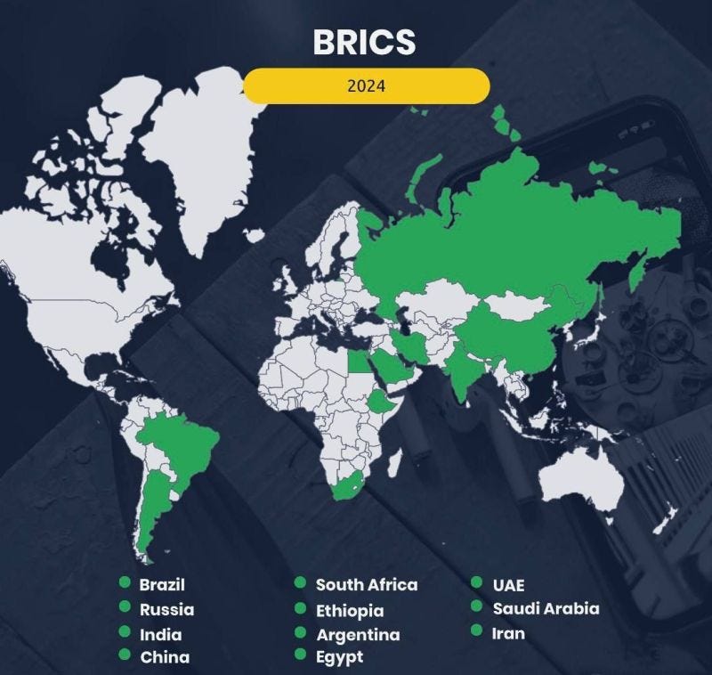 The BRICS grouping was originally known as “BRIC” before the inclusion ...