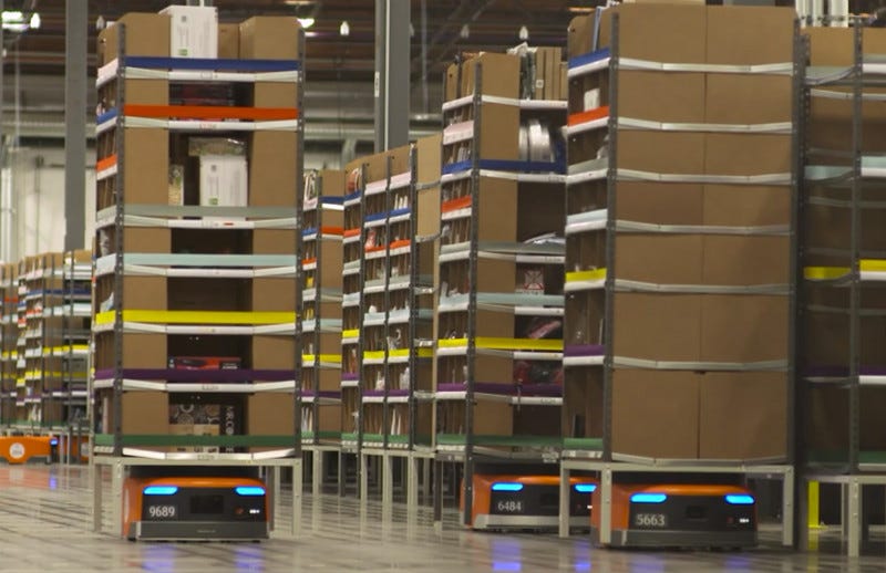 Amazon Robotics Moves the Warehouse | by Pablo Valerio | The ICT Scoop ...