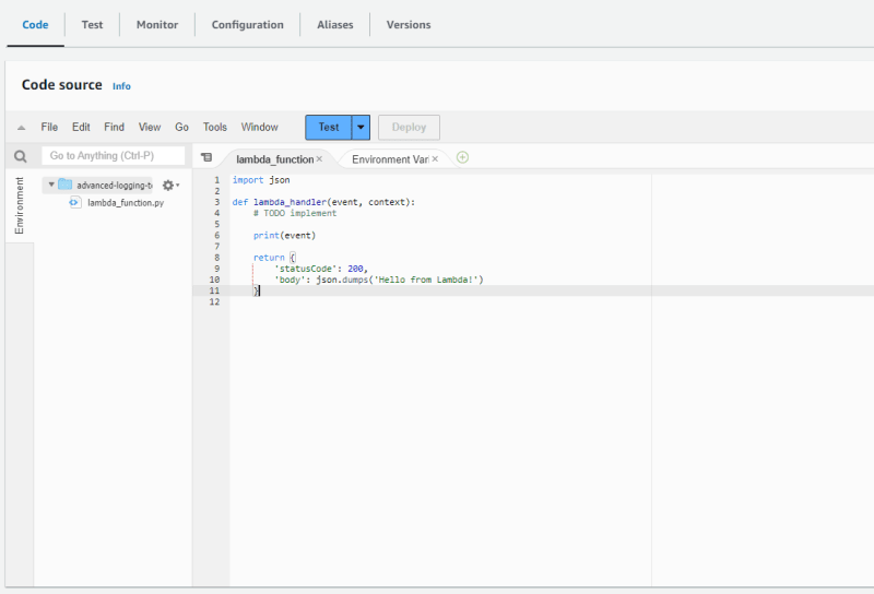 Advanced Logging For Aws Lambda Aws Lambda Provides Basic Logging By Asanka Botheju Medium