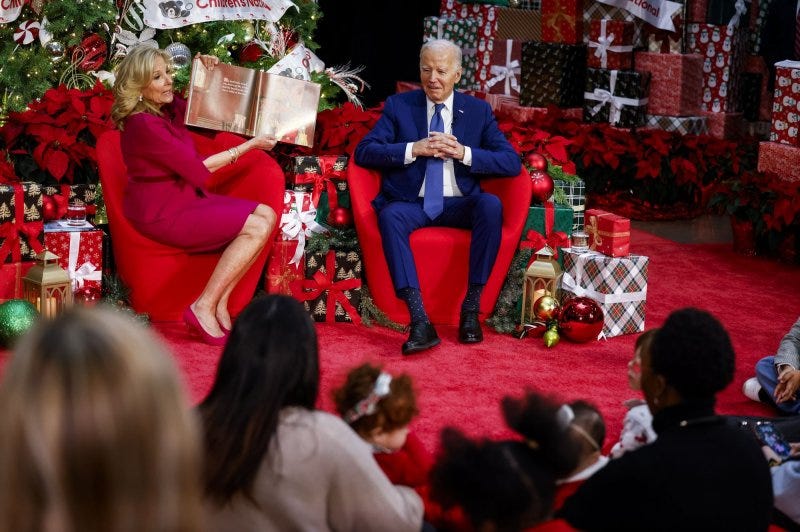 President Biden and First Lady Bring Holiday Cheer to Children’s ...