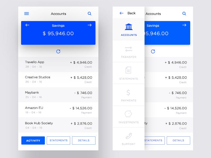 Flutter Thursday 06: Banking App Account UI | by Shuaib Afegbua | Medium