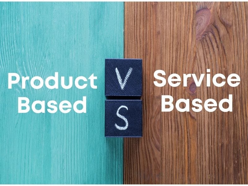 How big is the jump from service-based to a product-based company as a ...