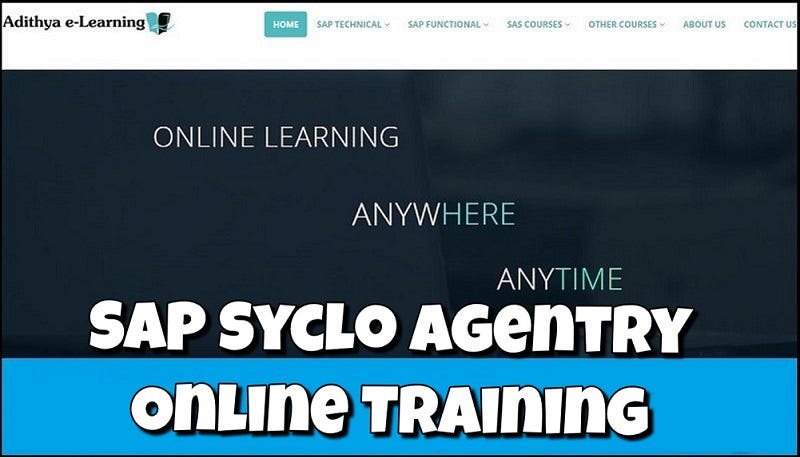 Adithya E-learning offers SAP Syclo Agentry Online Training | by ...