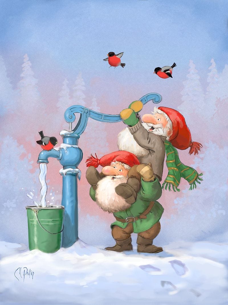 On farms, there lived before…. Serious on-the-nose Christmas poetry ...