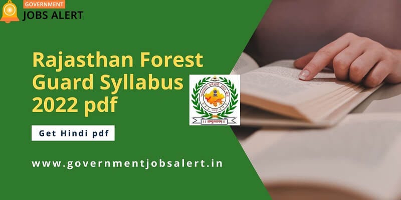 Rajasthan Forest Guard Syllabus 2022 pdf | by Ingovernmentjobsalert ...