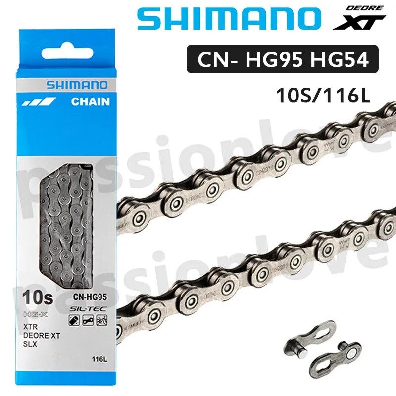 Top 5! Shimano Deore XT HG95 Chain 10S 10V Current CN-HG95 HG54 MTB ...