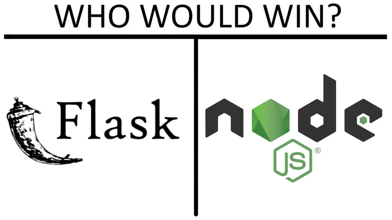 Python Flask vs Node.js Express. When building web applications… | by Jason Roell | Medium