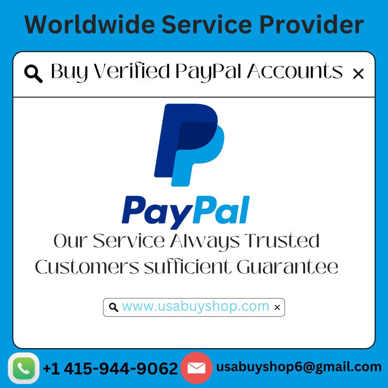 Buy Verified Paypal Accounts. Explore the benefits of verified PayPal ...