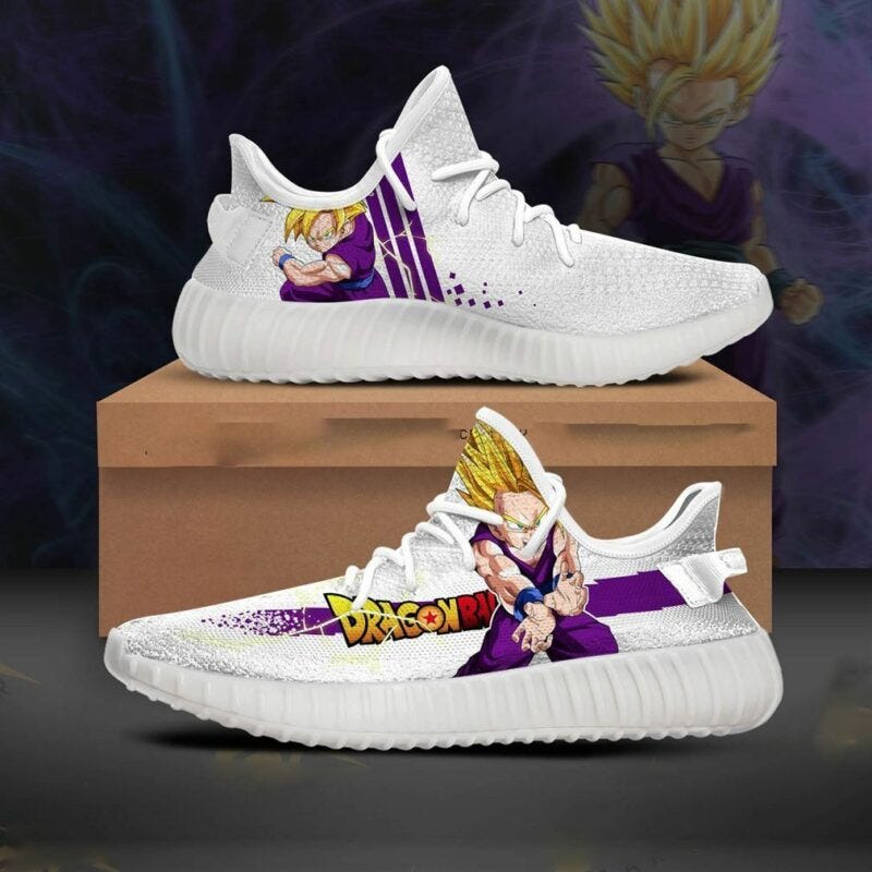 Dragon Ball Z Son Gohan Shoes Yeezy Sneakers 2024 Style Design By ...