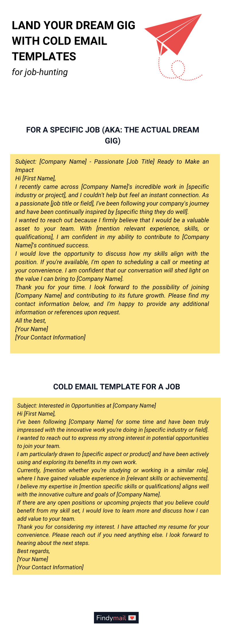 Land Your Dream Gig with the 5 Powerful Cold Email Templates for Job ...