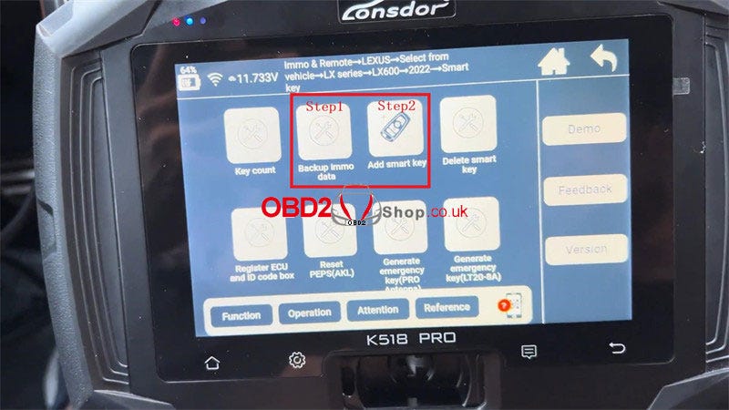 Lonsdor K518 PRO Adds 2024 Lexus LX600 Smart Key by OBD | by obd2shop ...