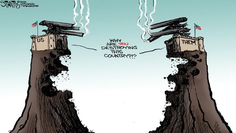 Us v.s. Them: Identity Politics and Division | by Cameron Joshua Mempin ...