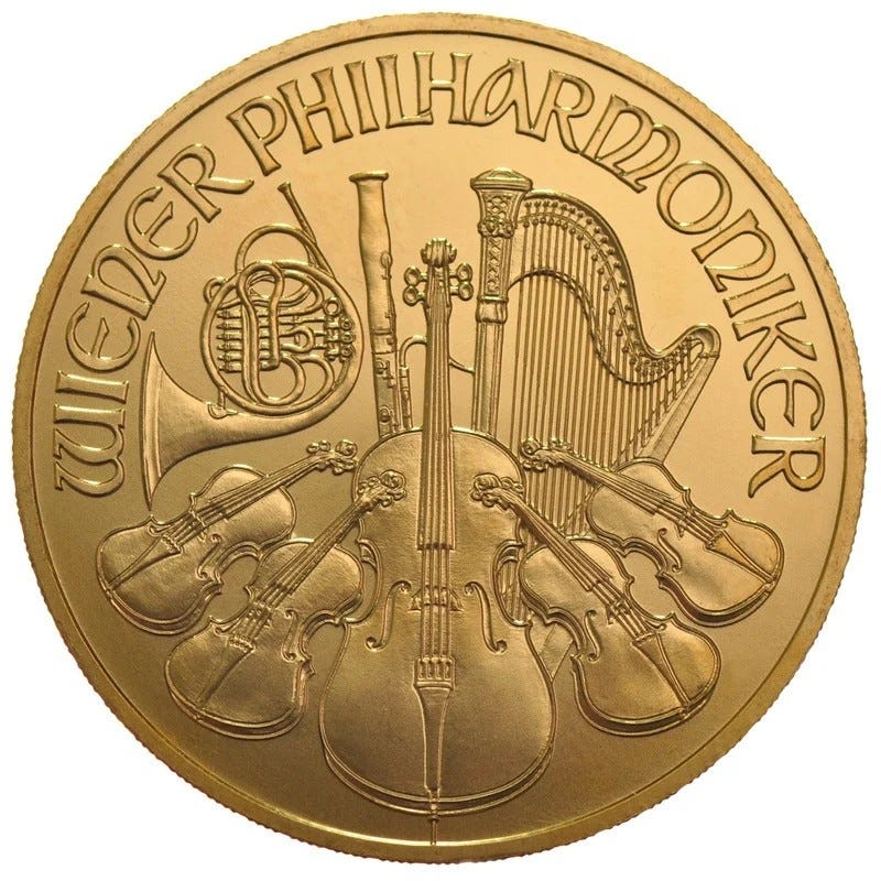 Buy Philharmoniker Gold Coin. The Austrian Silver and Gold… | by ...