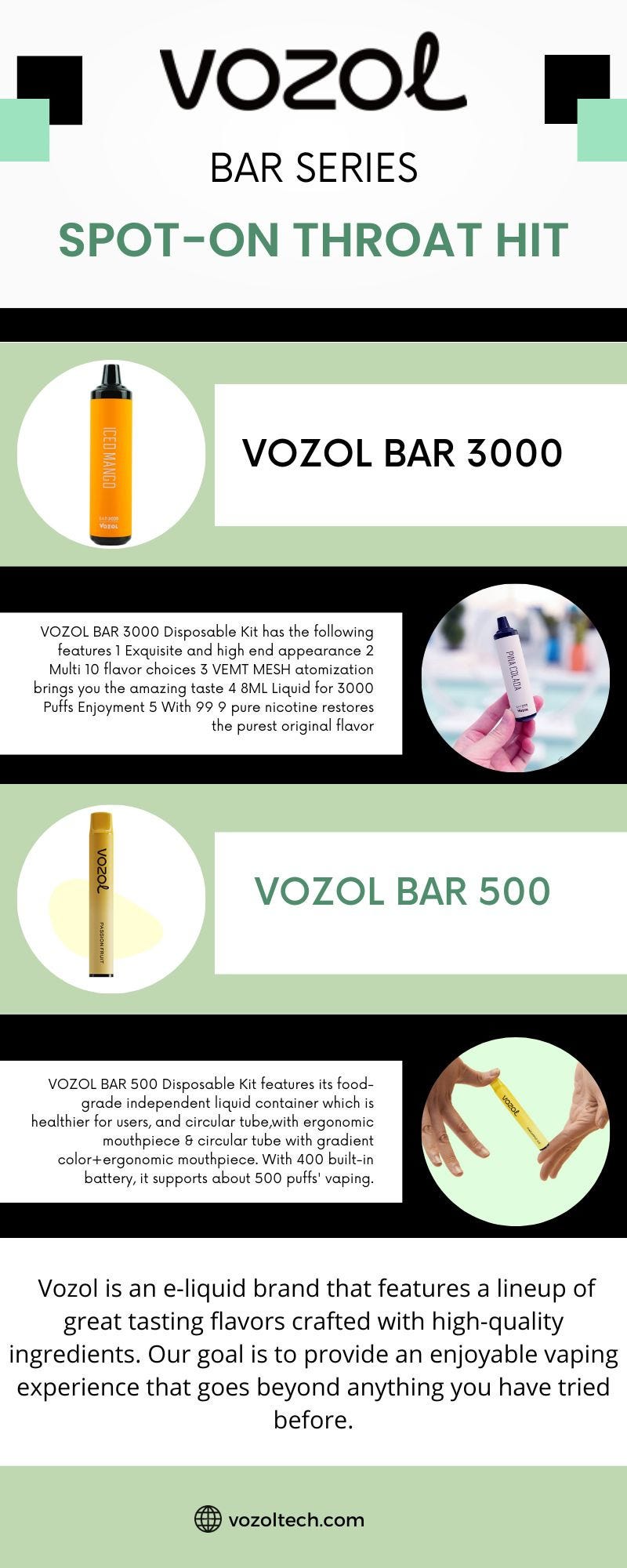 VOZOL BAR SERIES - Vozol Tech - Medium