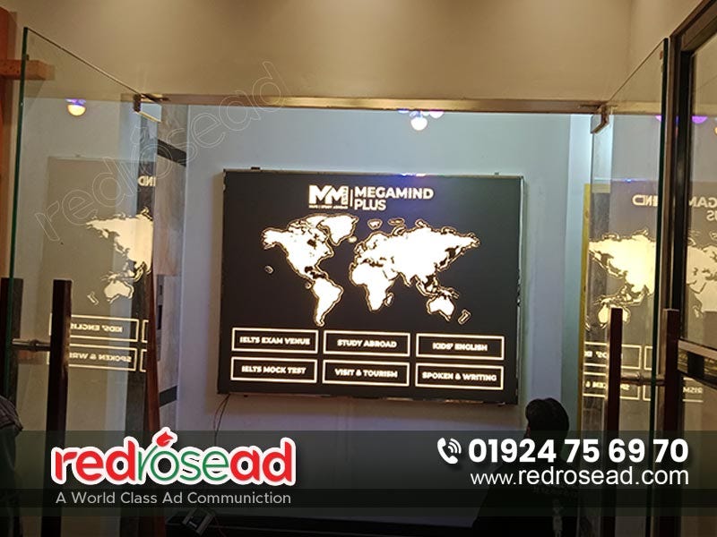 The 3d Led World Map For Megamind Plus Consultancy In BD | by Red Rose ...
