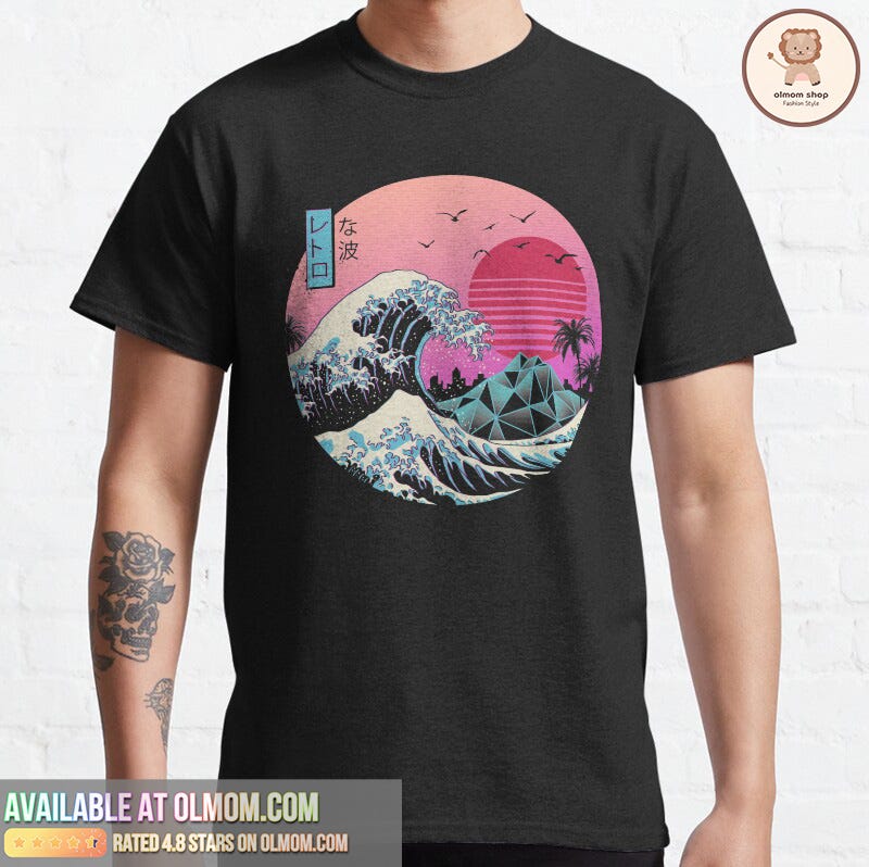 The Great Retro Wave Classic T-Shirt-212031 #fashion ideas - son nguyen ...