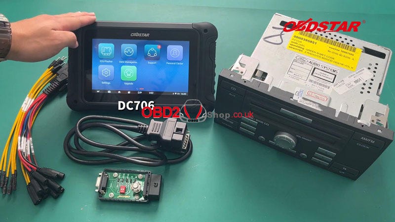 OBDSTAR DC706 Read & Write Ford 6000CD Radio Code | by obd2shop | Oct ...