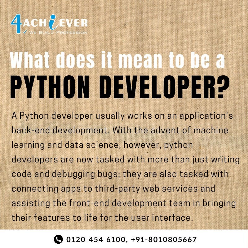 Best PYTHON training institute in Noida | by kuldeep kumar | Medium