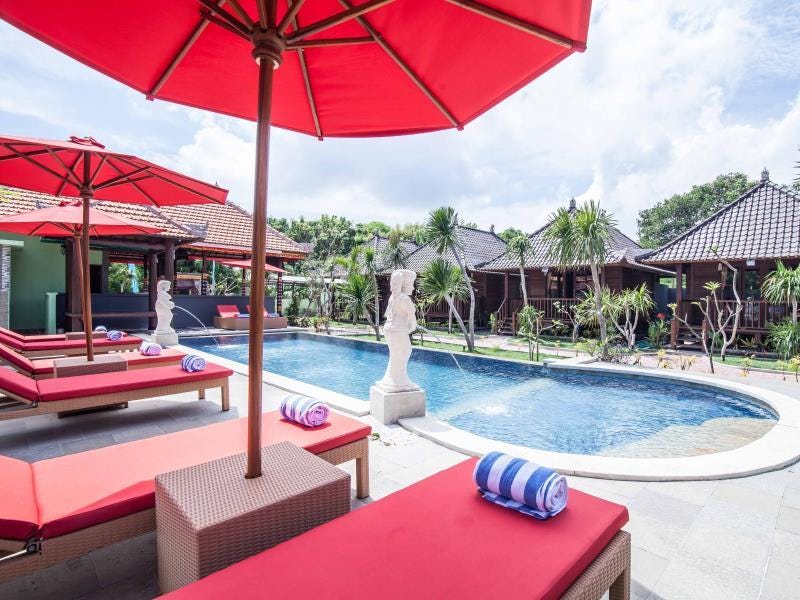 Review Lembongan Garden Cottages Hotel Dekat Pantai Dream Beach di Bali ...
