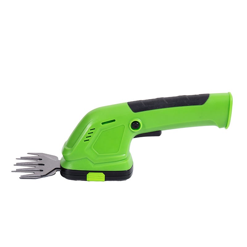 MHT-7.2LTD Handheld 2-in-1 Grass Shear 7.2V Cordless Mini Hedge Trimmer ...