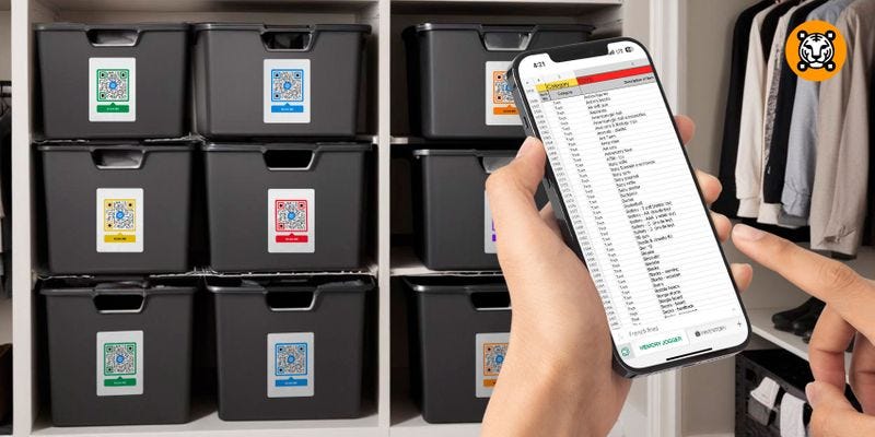 How to Create a QR Code for Storage Bins | by Amber Smith Hawkins | QR ...