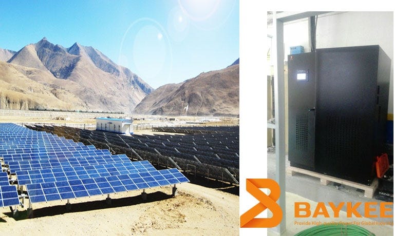 Integrated solution solar inverter power system for lighting system on ...