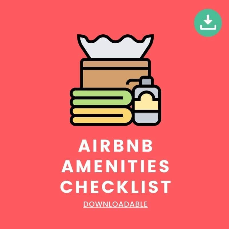 Airbnb Amenities Checklist What’s included? After buying, you will ...