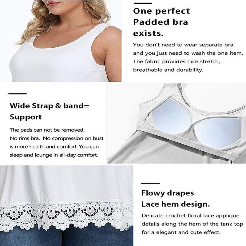 Camisole Tanks With Built-In Bras: Ultimate Style Guide | by Shirley ...