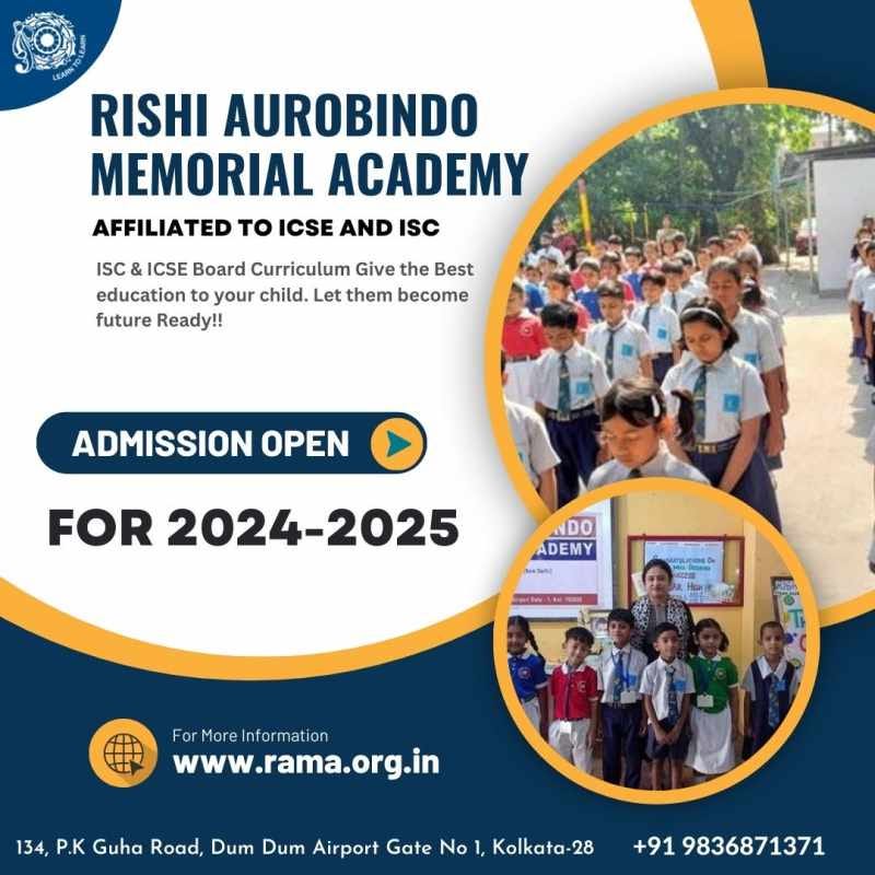 Admission Open for Session 2024–25, Rishi Aurobindo Memorial Academy ...