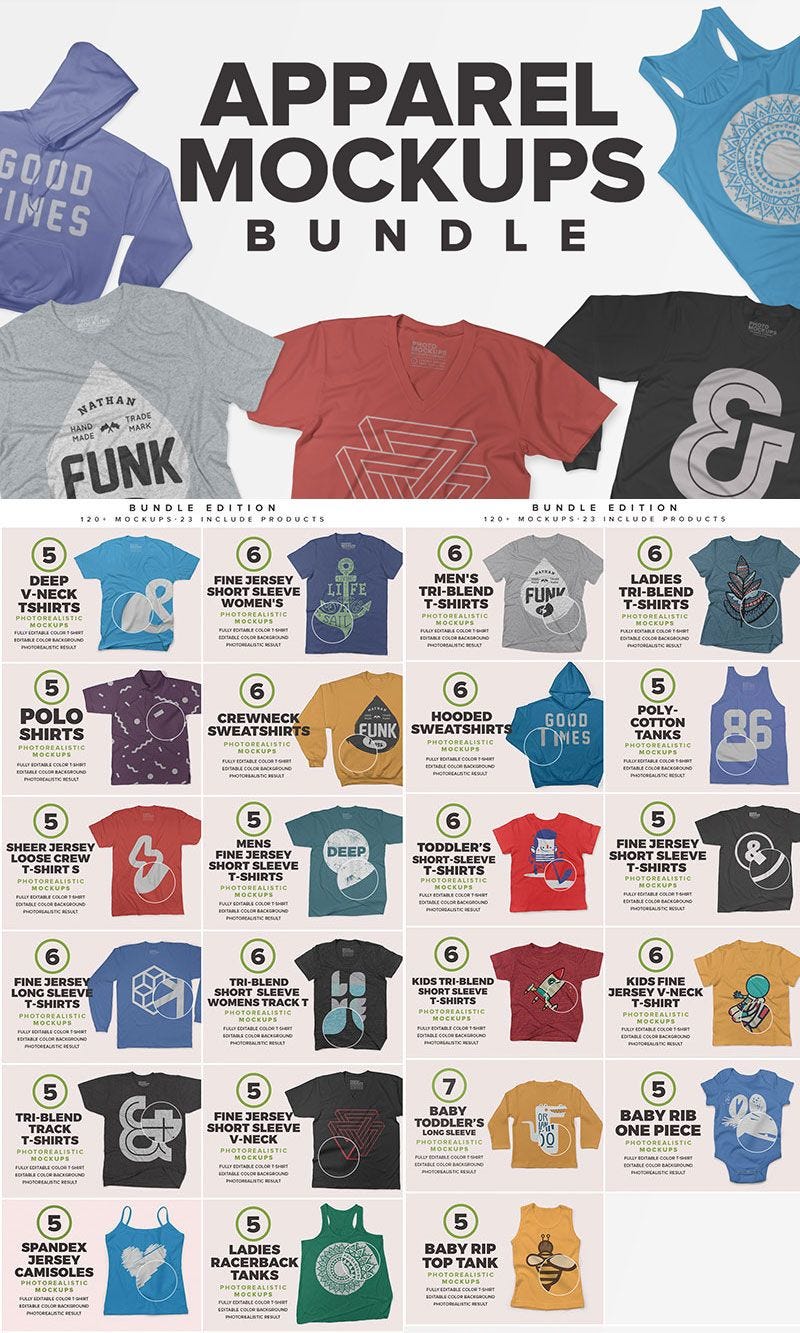 336+ Free Download List Of T Shirt Mockups Bundle Pack References ...