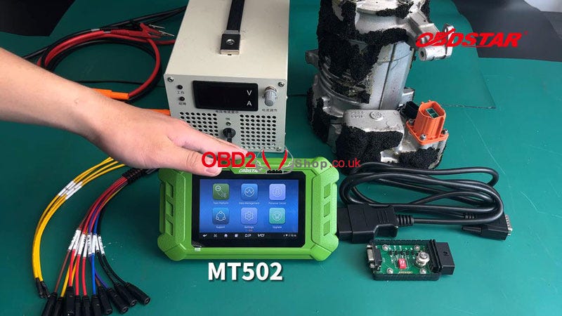 OBDSTAR MT502 Test Tesla Model Y Compressor by Bench | by obd2shop | Medium