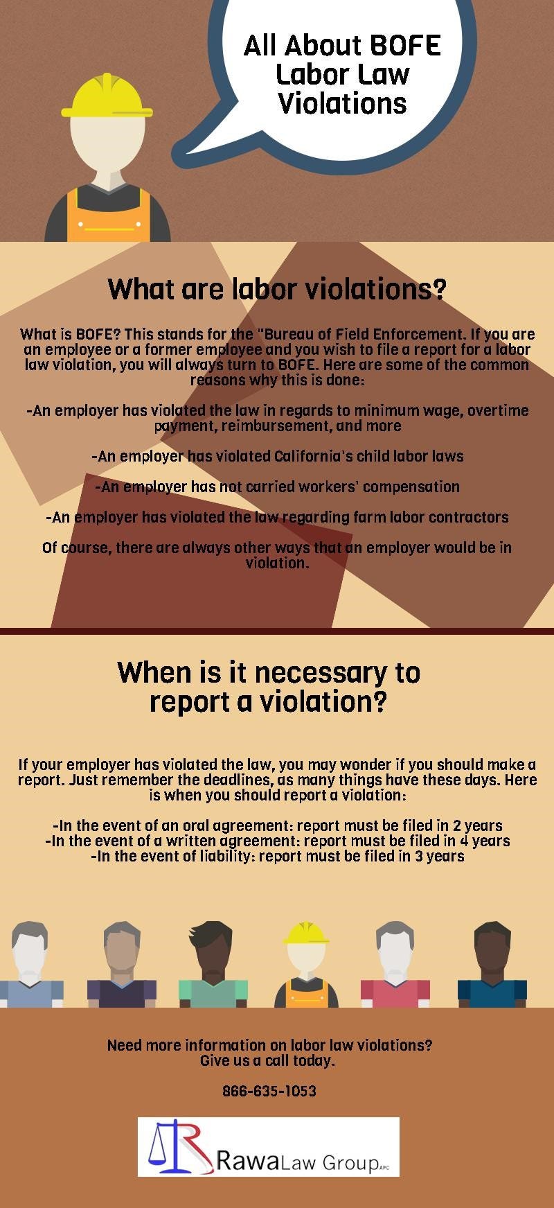 BOFE Labor Law Violations | by Rawa Law Group | Medium